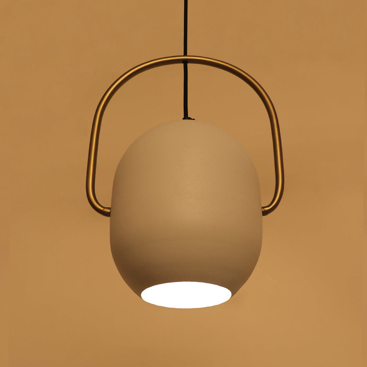 Ezhil White Hanging Lamp — Home Canvas